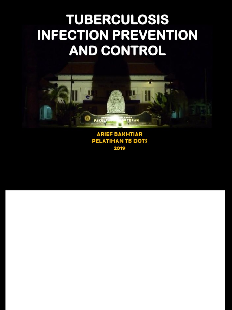 Tuberculosis Infection Control Guidelines | PDF | Tuberculosis ...