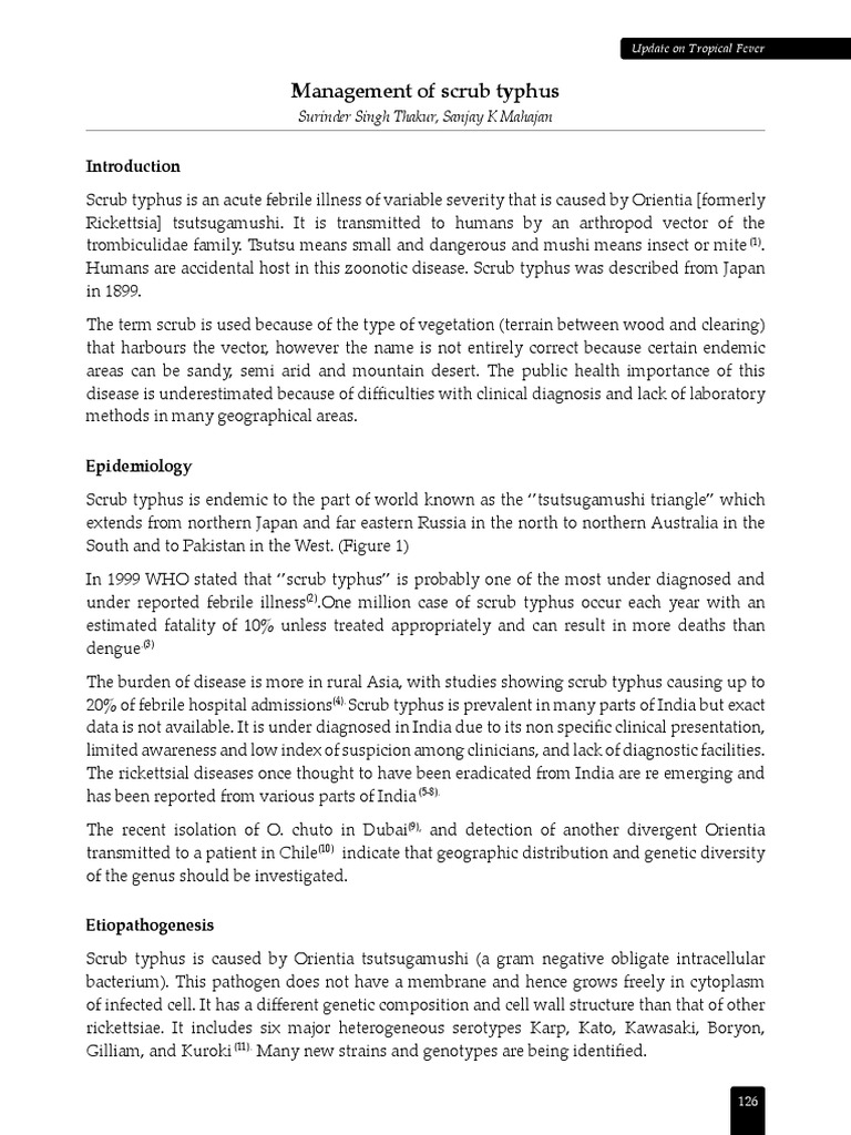 011 Management of Scrub PDF | PDF | Biology | Medical Specialties