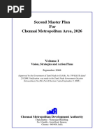 Chennai Master Plan 2026 Overview | PDF | Tamil Nadu | South India