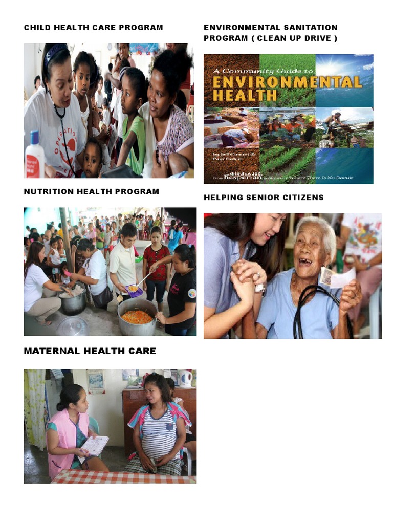 Child Health Care Program Environmental Sanitation Program (Clean Up ...