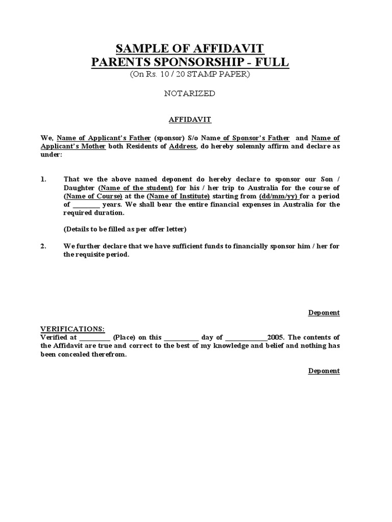 Affidavits PDF | PDF