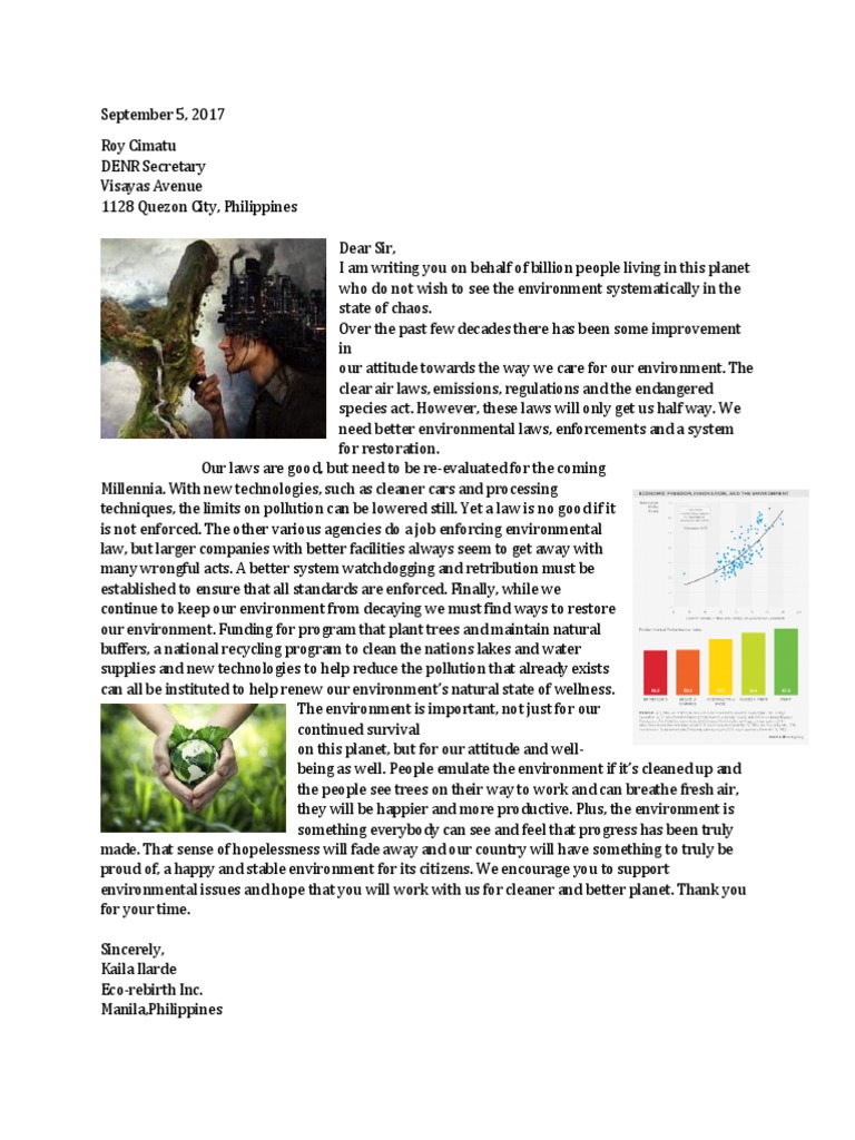 Campaign Letter | PDF | Environment | Natural Environment