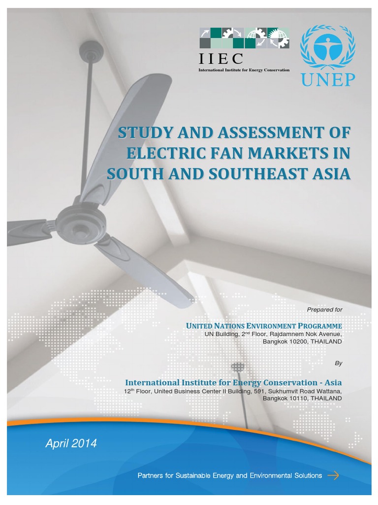 Study and Assessment of Electric Fan - UNEP Study | PDF | Electric ...