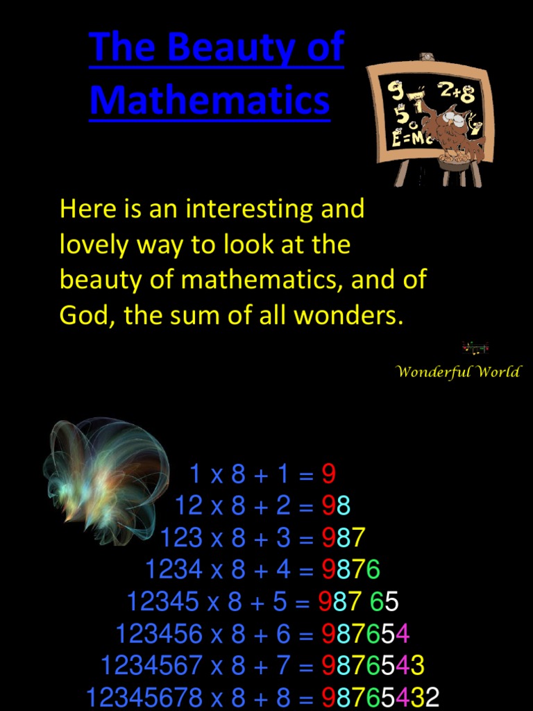 The Beauty of Mathematics | PDF | Teaching Methods & Materials