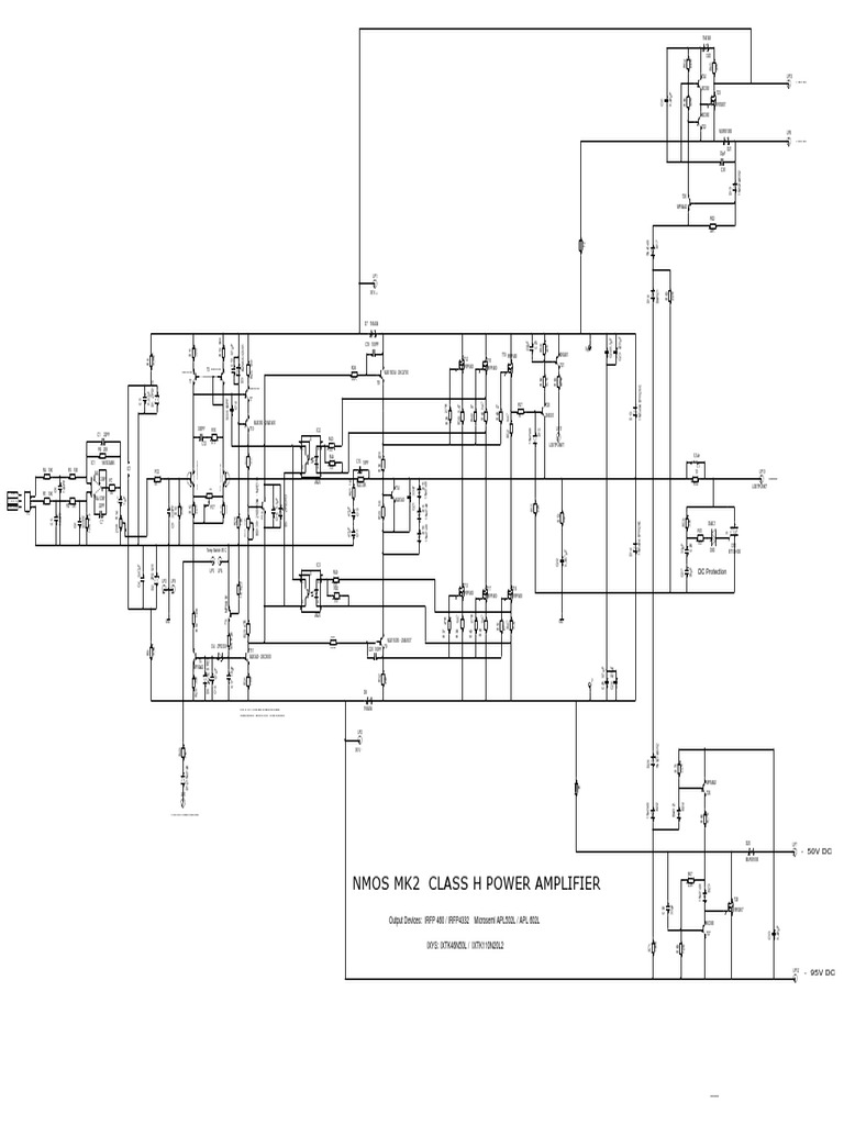 NMOS Balanced CLASS H Schematic | PDF