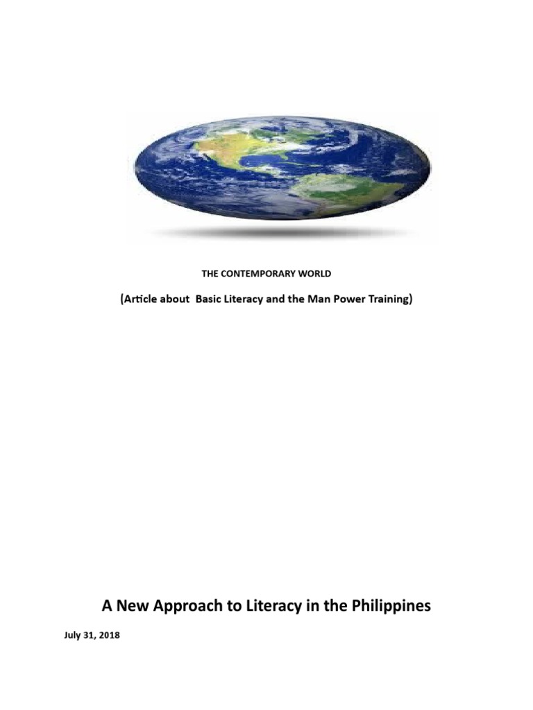 The Contemporary World | PDF | Literacy | Reading Comprehension
