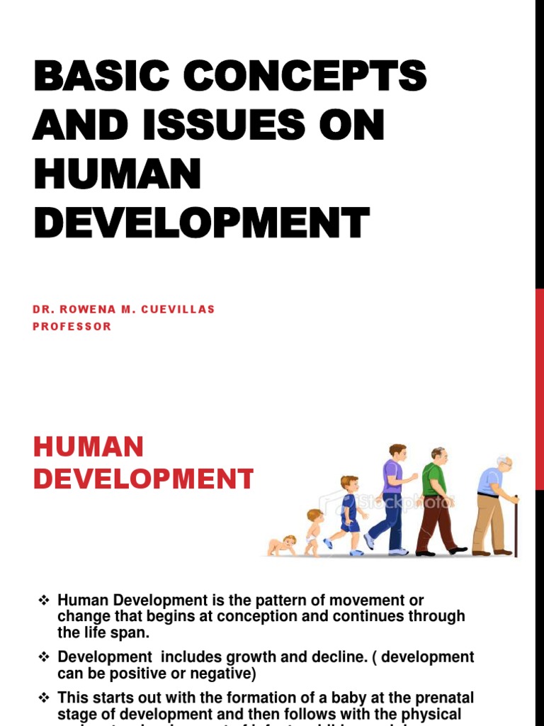 Basic Concepts and Issues On Human Development: Dr. Rowena M. Cuevillas ...