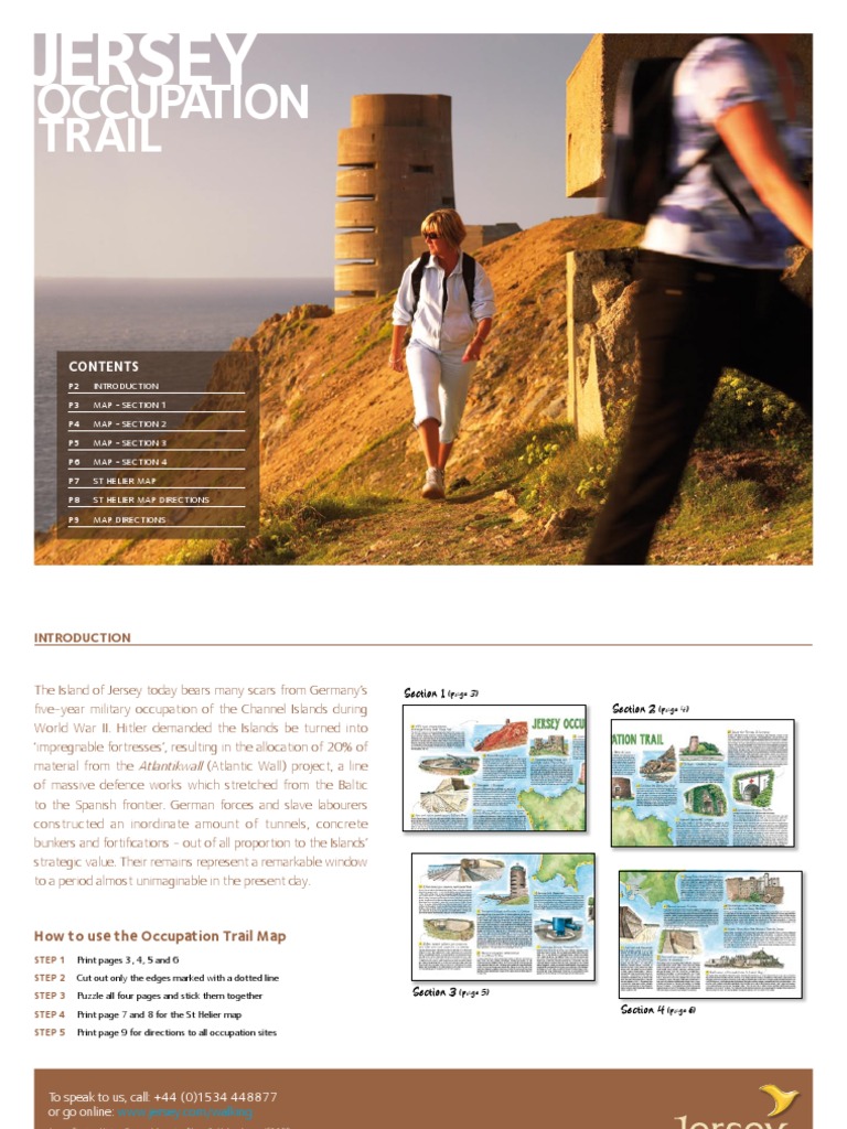Jersey Occupation Trail Map | PDF | Fortification | Jersey
