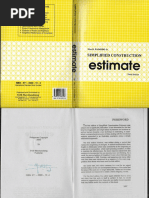 Simplified Construction Estimate 2000 Ed M B Fajardo JR PDF | PDF