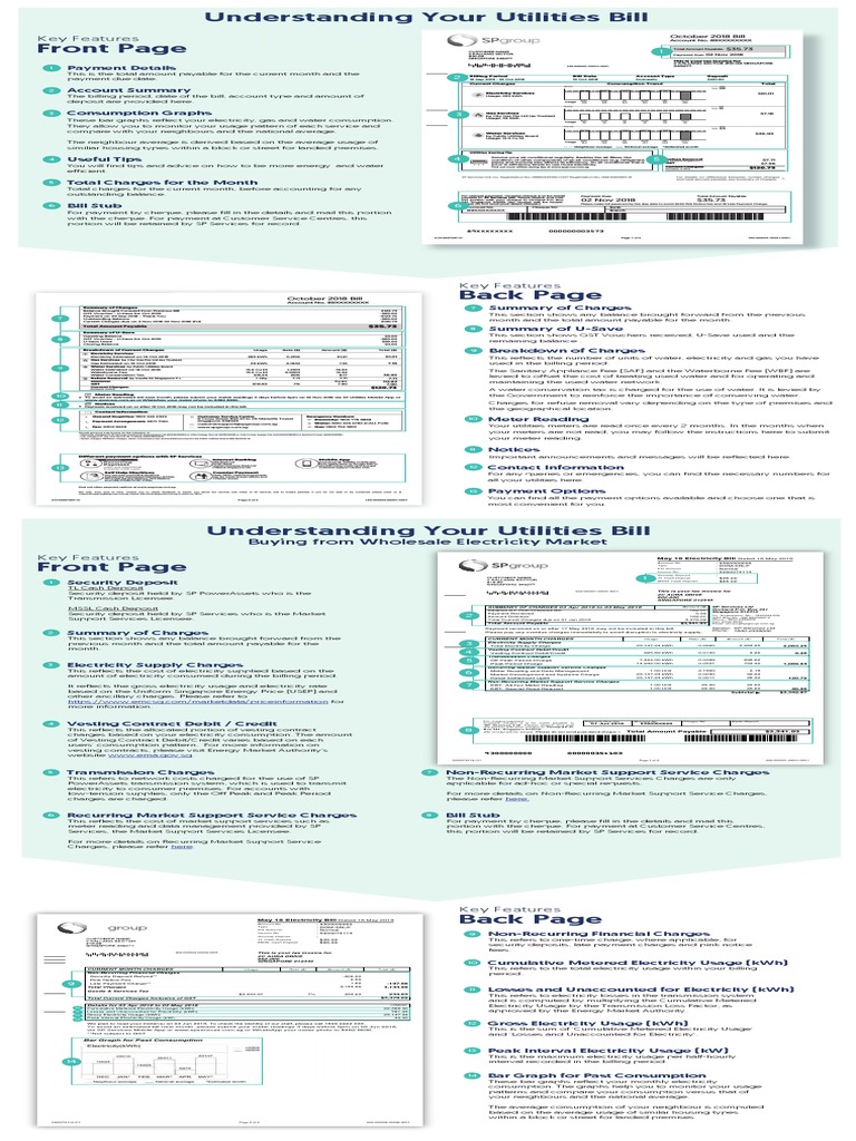 Understanding Your Utilities Bill | PDF | Invoice | Cheque