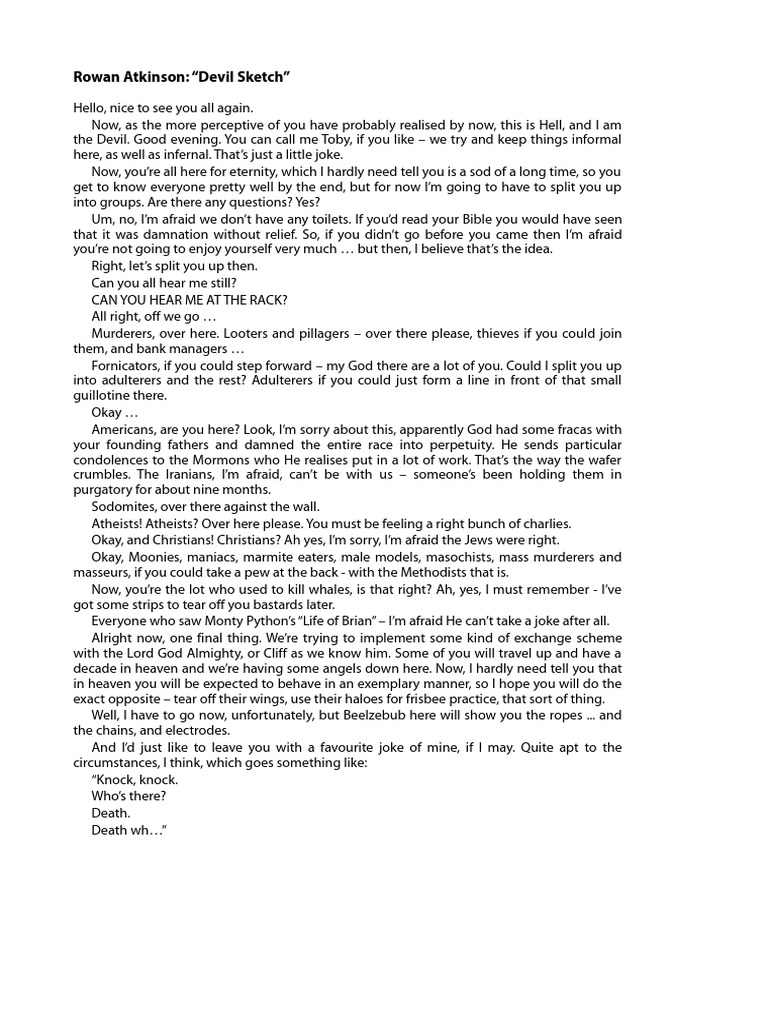 Devil PDF | PDF | Religious Belief And Doctrine