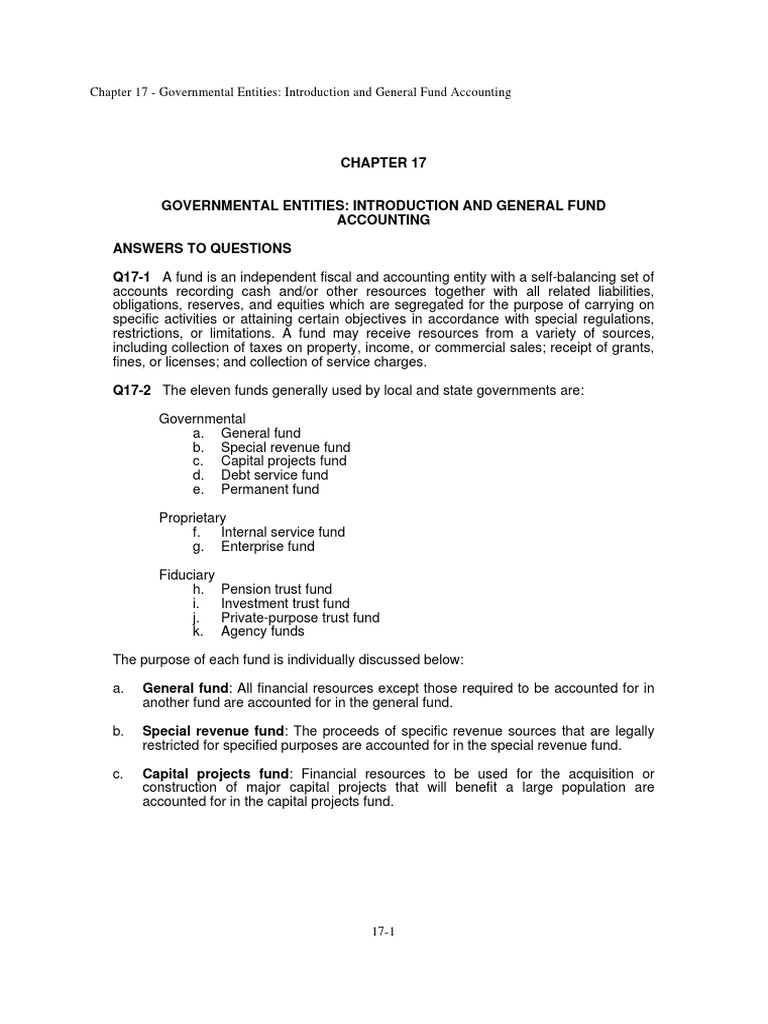 General Fund Accounting for Governments | PDF | Fund Accounting | Economies