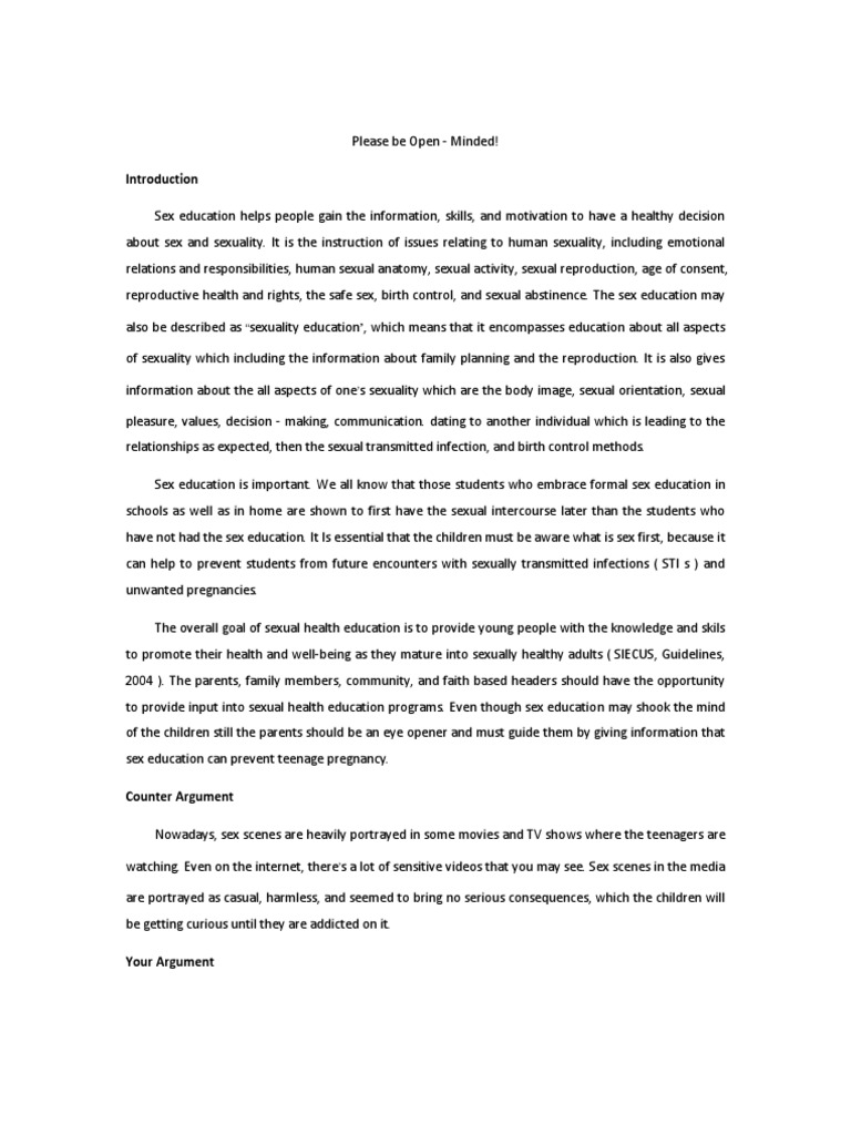 Sex Education Pro Pdf Sex Education Human Sexual Activity