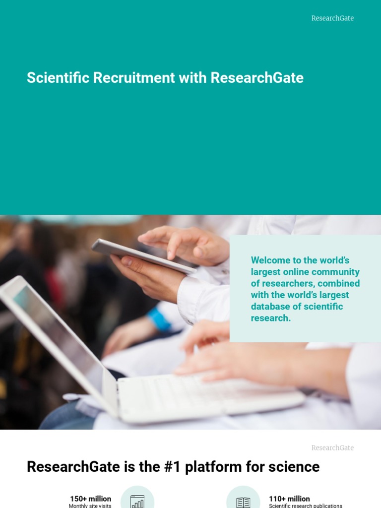 Scientific Recruitment With ResearchGate | PDF | Recruitment | Science