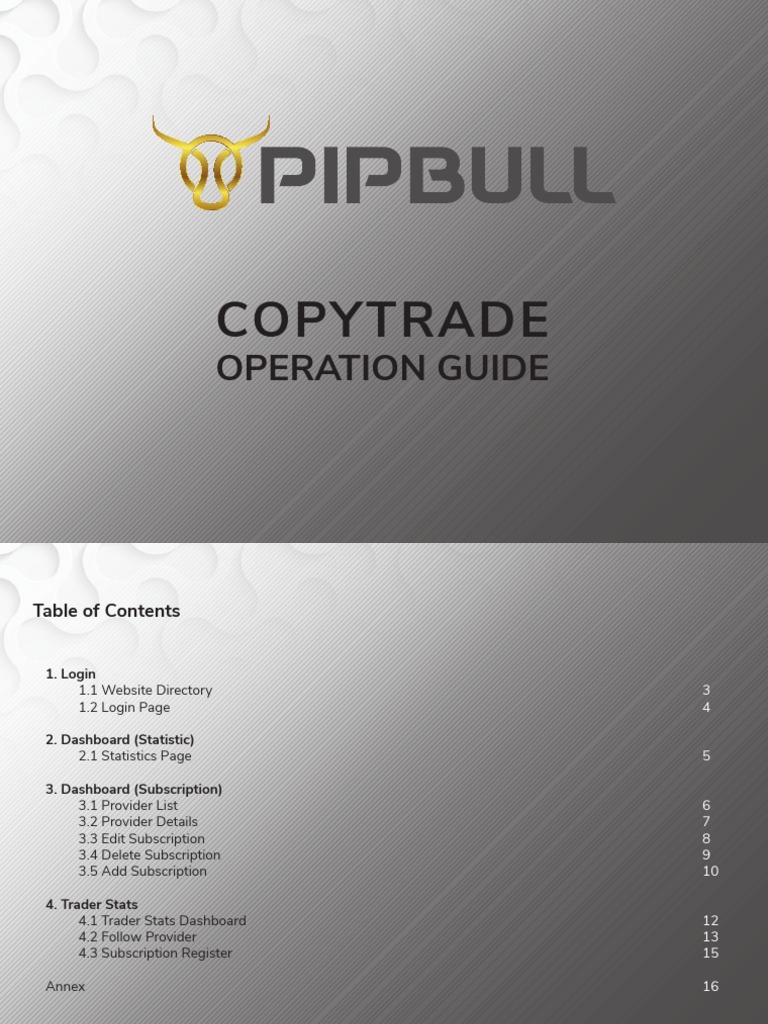 Copy Trade Manual | PDF | Subscription Business Model | Stocks
