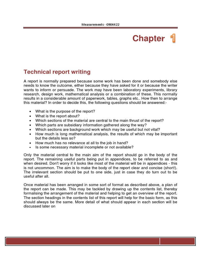 Technical Report Writing Guide | PDF | Proofreading | Page Layout