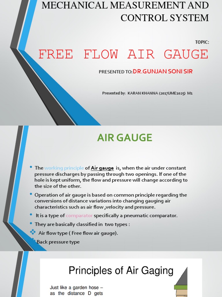 Free Flow Air Gauge | PDF | Nozzle | Pressure