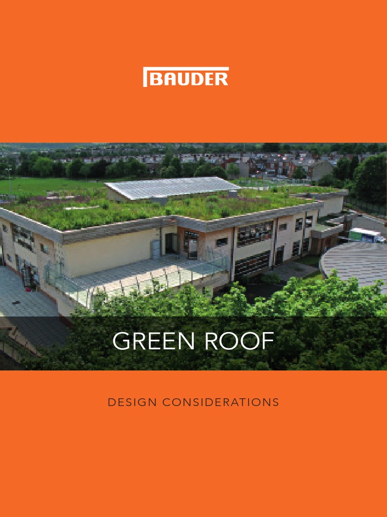 Green Roof Design Guide | PDF | Roof | Drainage