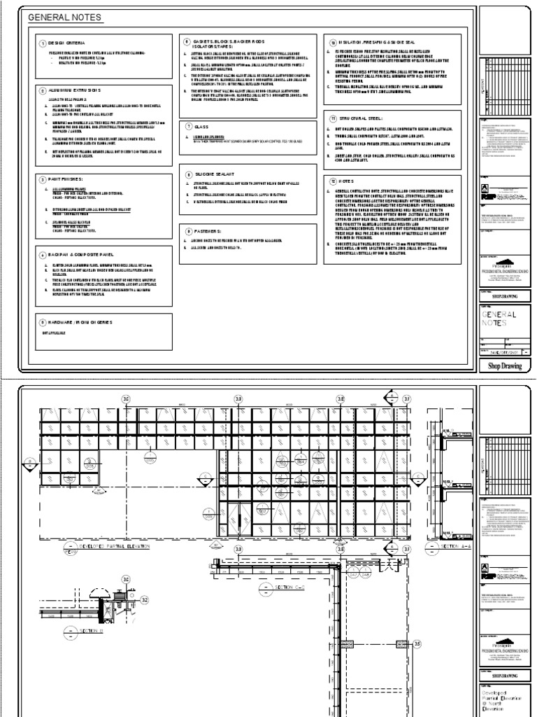 ShopDrawings - Part 1 | PDF | Architectural Design | Architecture