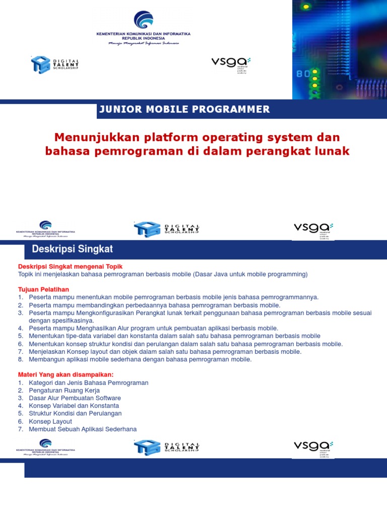 Pertemuan 07 - Platform Operating System Dan Bahasa Pemrograman Di ...