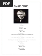 Marie Curie IELTS Reading Practice Guide | PDF | Marie Curie | Nuclear ...