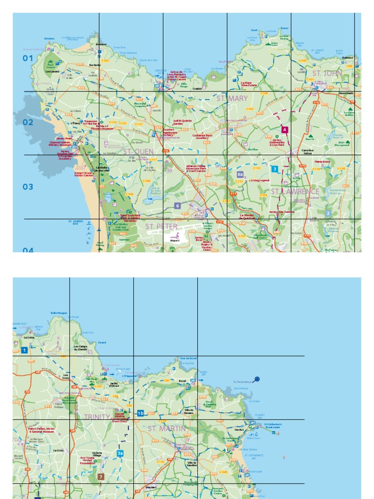 Jersey Island Map | PDF