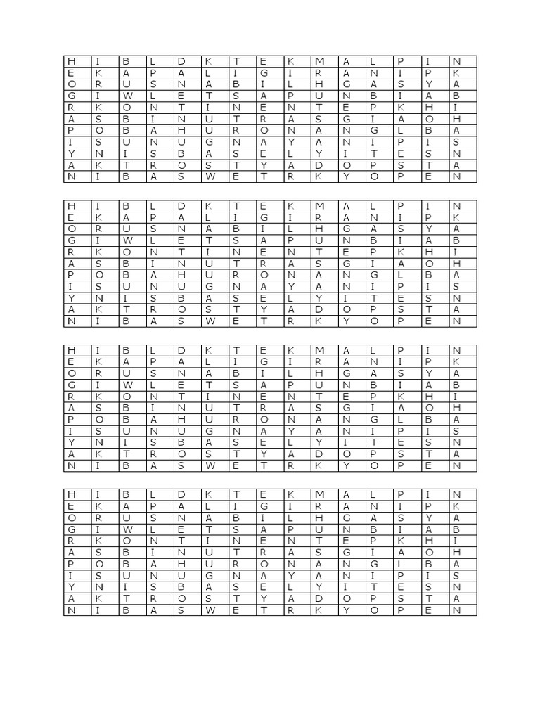 Loop A Word Puzzle | PDF