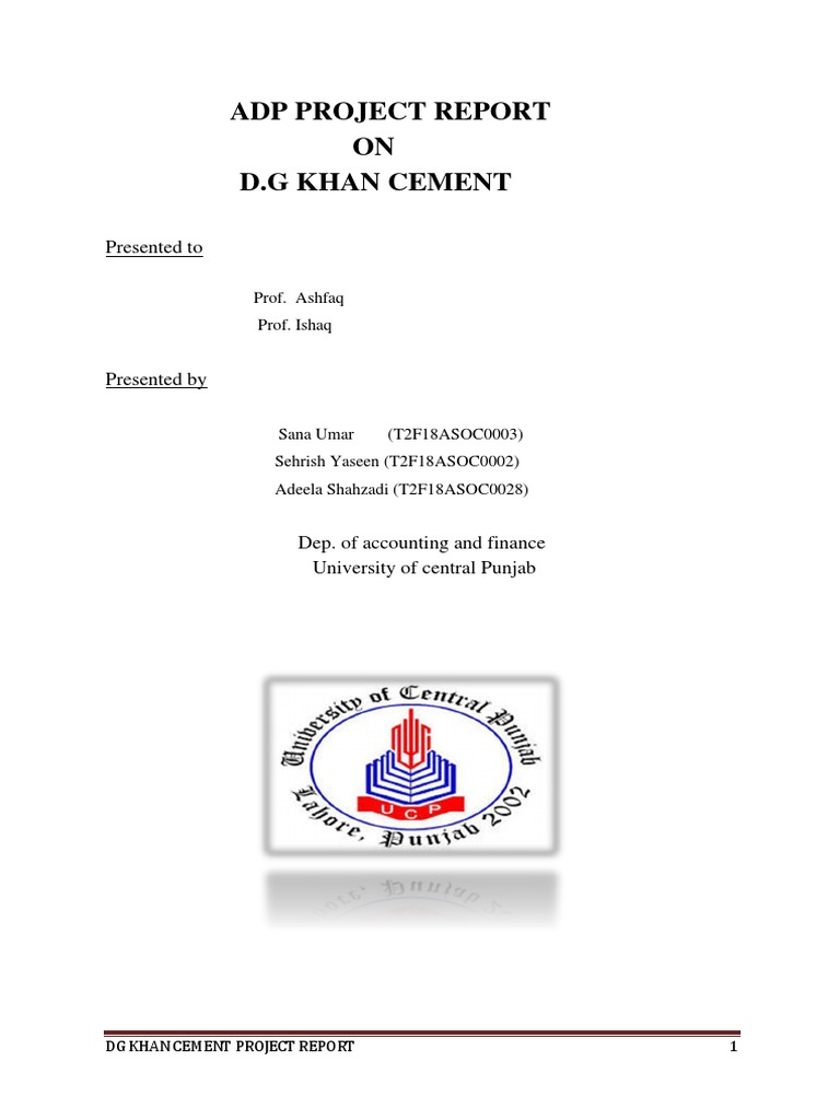 Adp Project Report | PDF | Expense | Cost