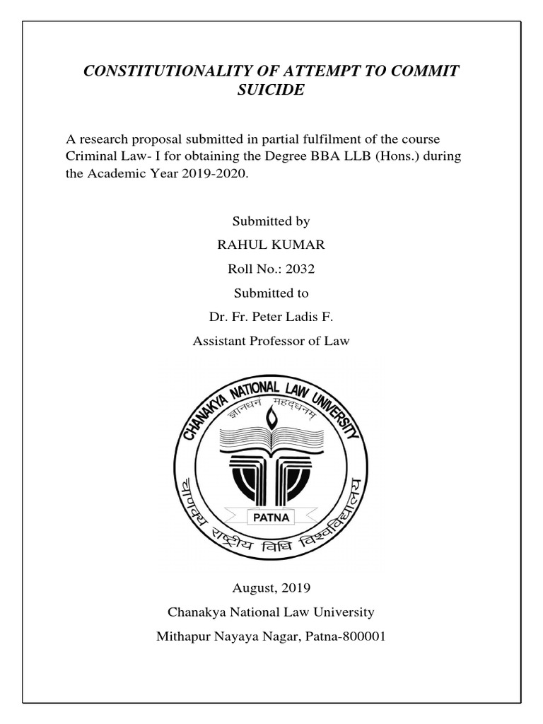 Constitutionality of Section 309 Ipc | PDF | Supreme Court Of India ...