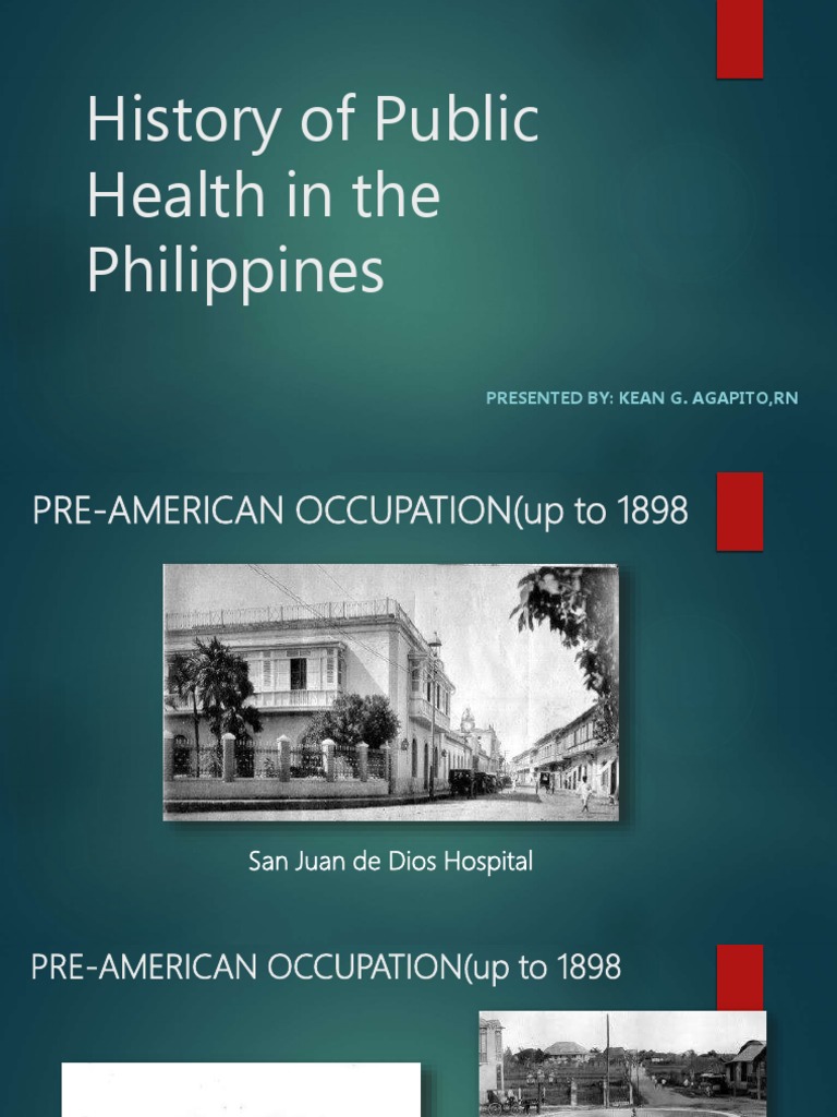 History of Public Health in the Philippines | PDF | Wellness