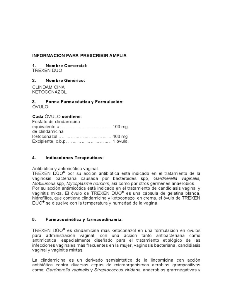 Trexen Duo | PDF | Drogas | Especialidades Medicas