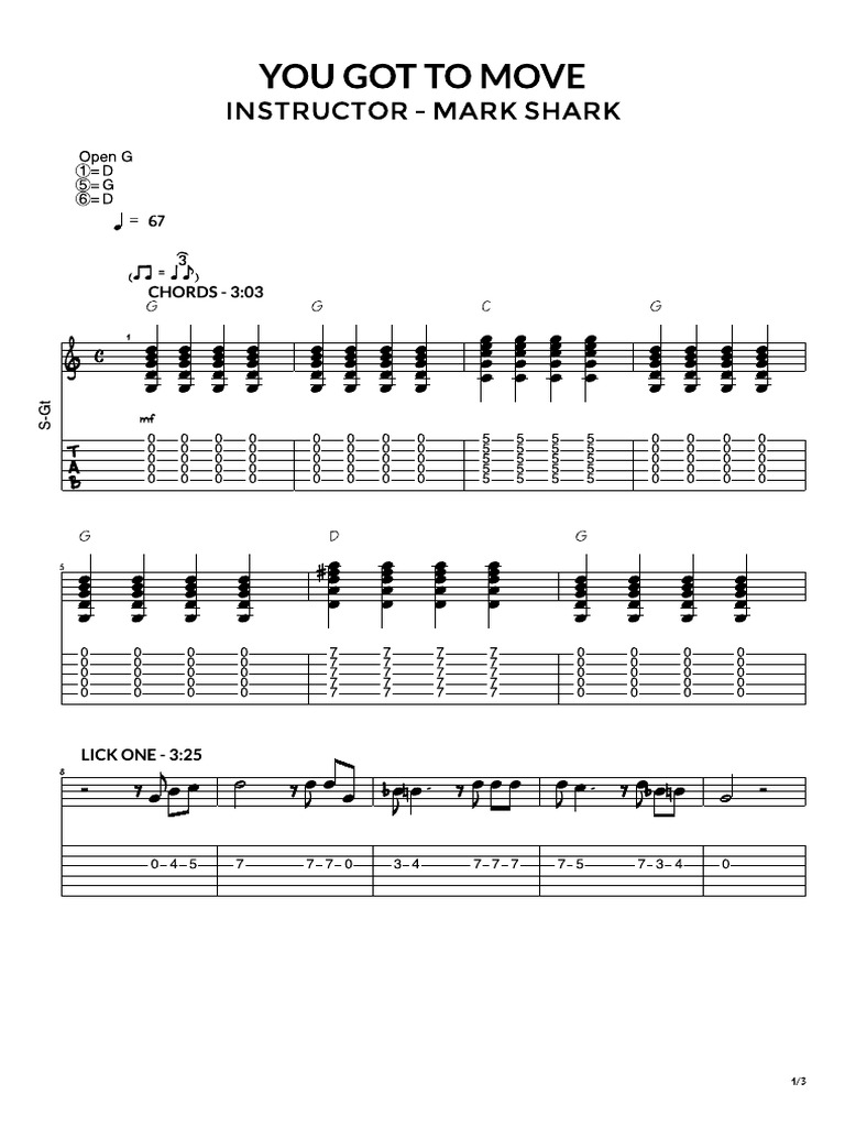 Guitar Lesson - You Got To Move - Mississippi Fred McDowell.pdf