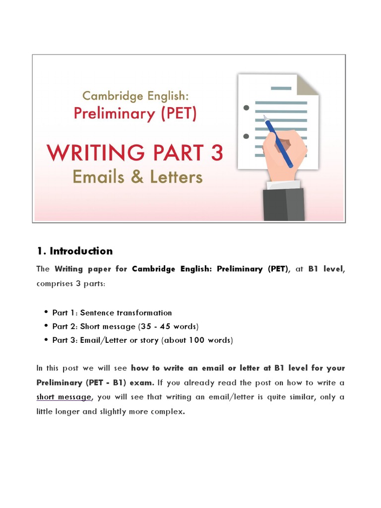 Cambridge English: Preliminary (PET) | PDF | Human Communication ...
