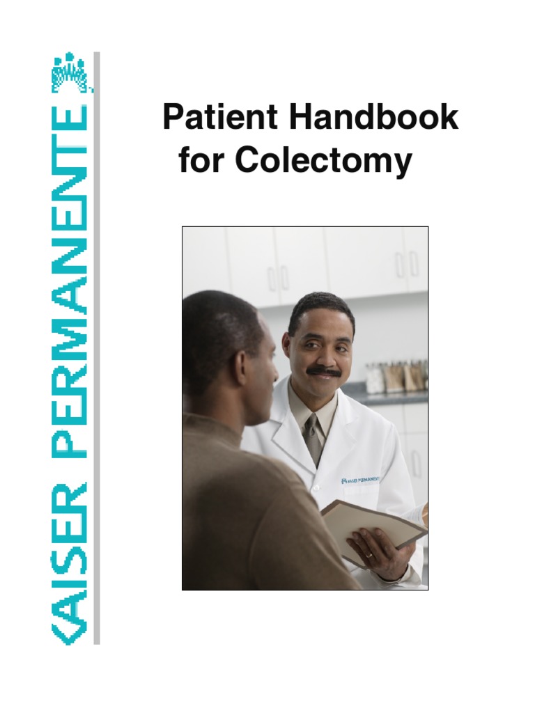 Patient Handbook Colectomy 36167 Tcm75-548869 | PDF | Large Intestine ...