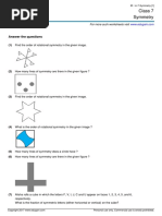Cbse - Vi - Math - Case Study Questions | PDF | Triangle | Perpendicular