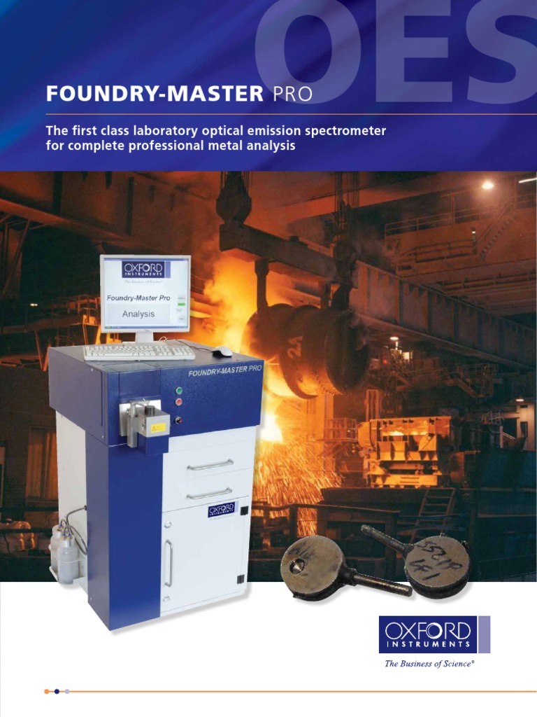 Foundry Master Pro | PDF | Calibration | Reliability Engineering