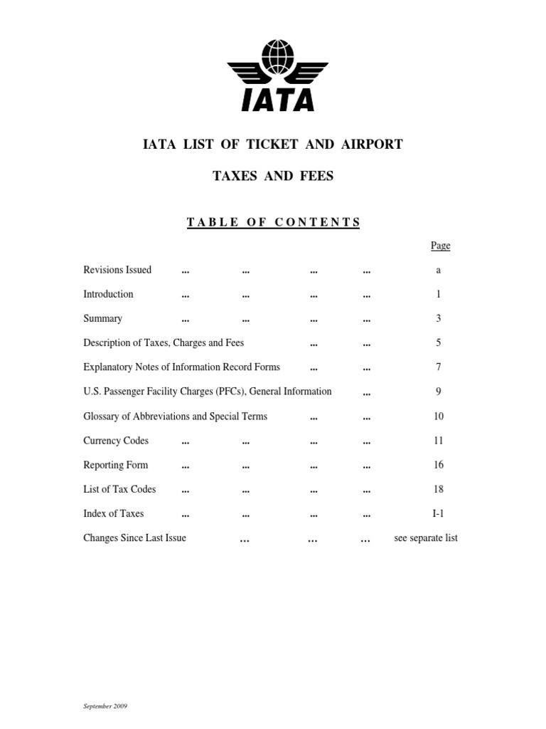IATA Tax | PDF | Federal Aviation Administration | Airlines