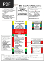 Acute Chest Pain STEMI Pathway | PDF | Emergency Department ...