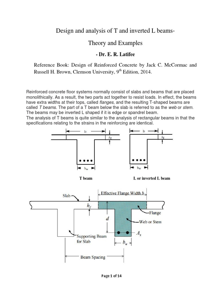 T Beam | PDF | Beam (Structure) | Economic Sectors