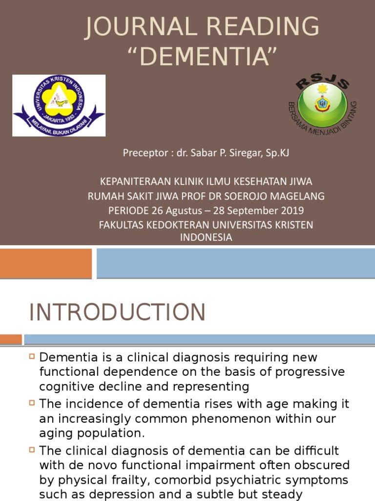 Understanding Dementia: Diagnosis & Management | PDF | Biomarker | Dementia