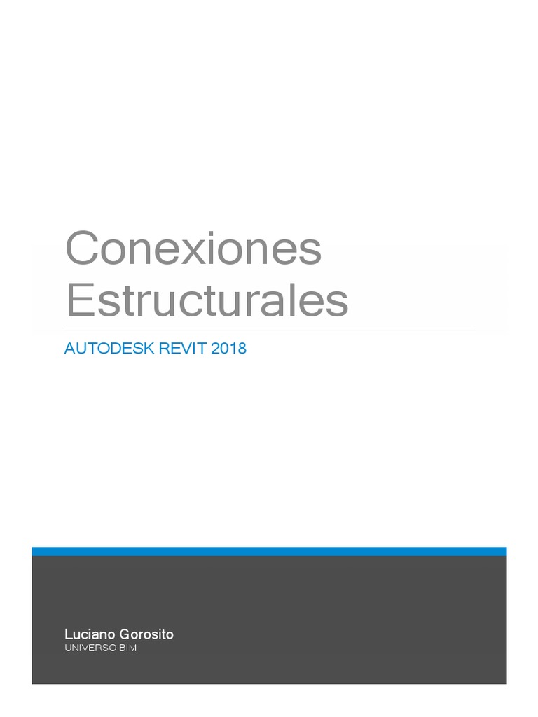 Conexiones Estructurales Revit Bim | PDF | Autodesk Revit | Naturaleza