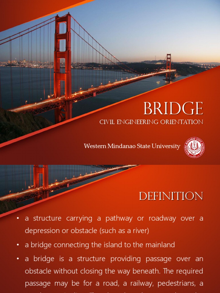 Bridge: Civil Engineering Orientation | PDF