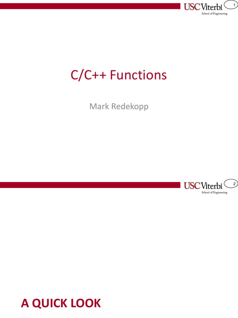 C++ Functions | Download Free PDF | Parameter (Computer Programming ...