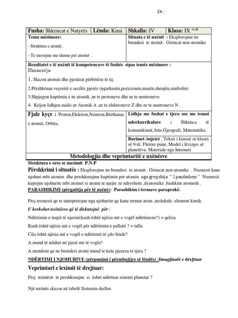 Ditare 3 Mujori I Pare Kimi 9 | PDF