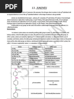 Amines - RNH2 | PDF | Amine | Methyl Group