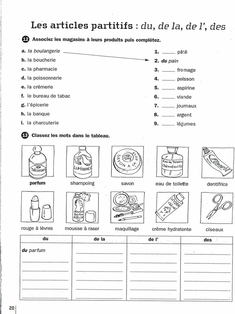 Les Articles Partitifs 5 PDF | PDF