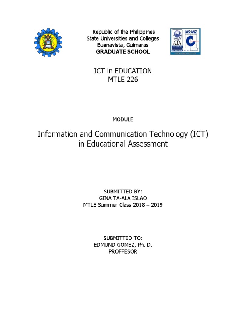 Information and Communication Technology (ICT) in Educational ...