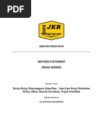 Method Statement For Aggregate Base Course | PDF | Road Surface | Loader (Equipment)