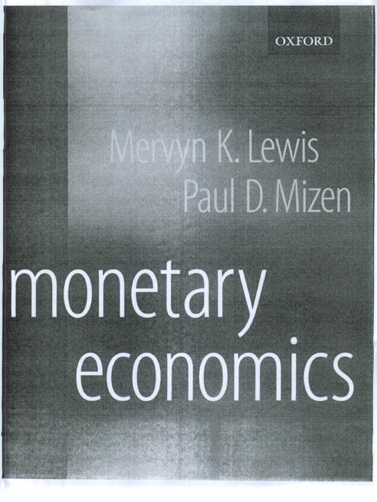 Monetary Economics | PDF | Inflation | Monetary Policy