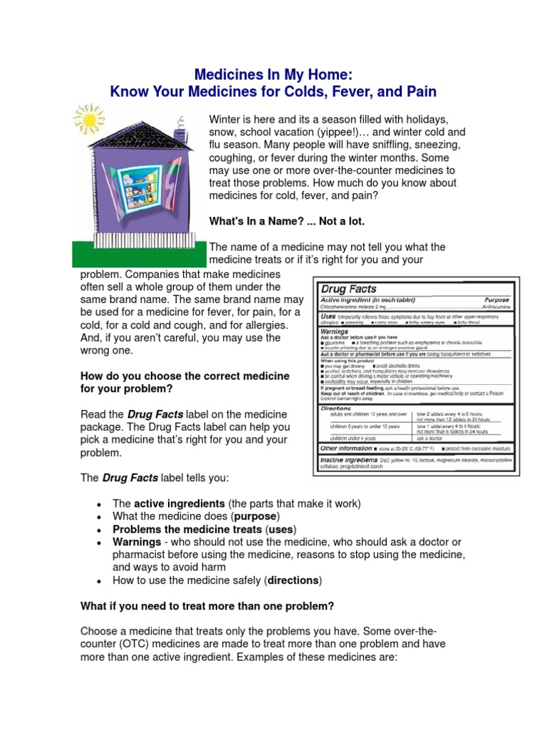 Know Your Meds | PDF | Aspirin | Over The Counter Drug